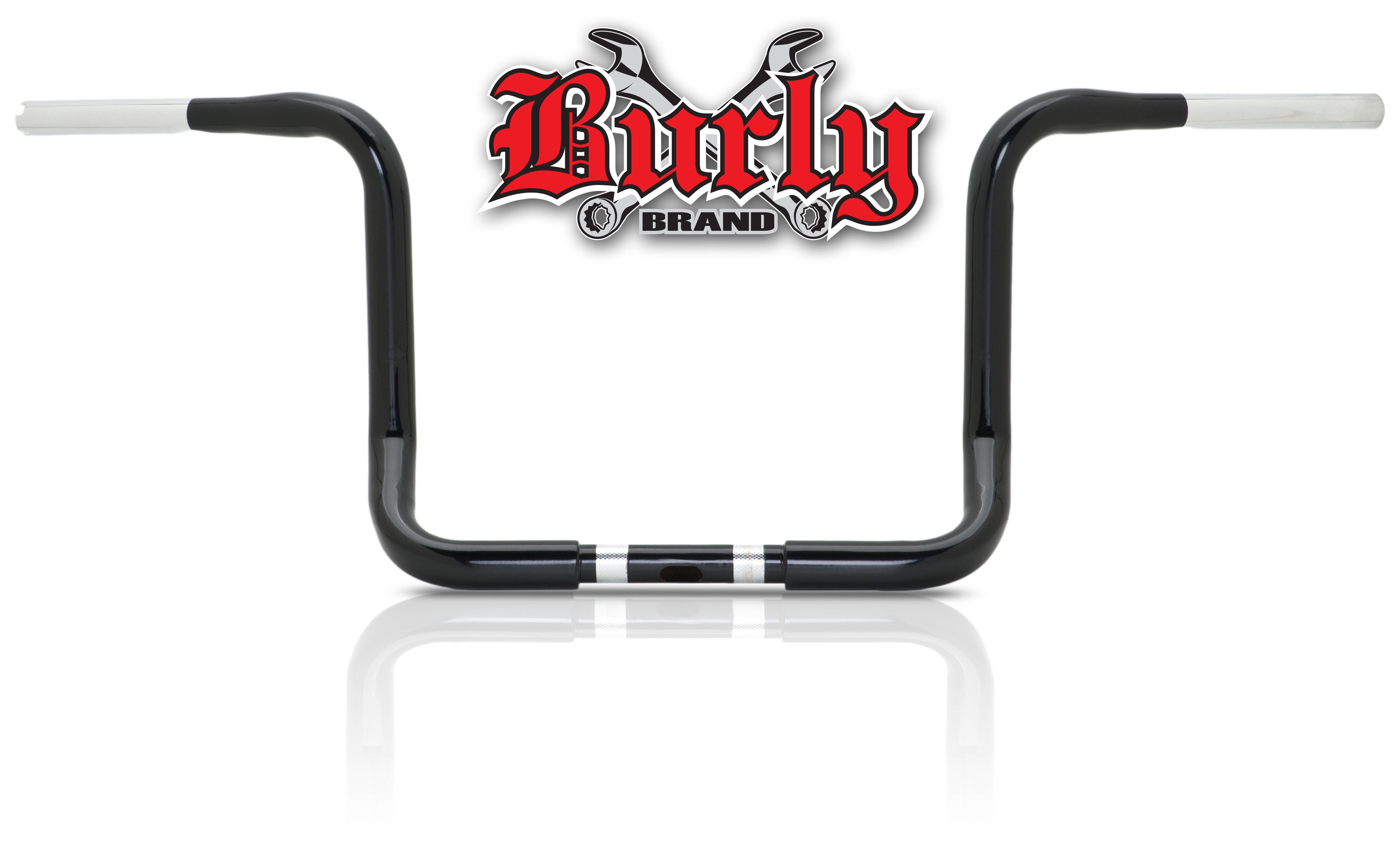 Burly 1 1/4" Bagger Ape Handlebars For Harley Touring 1997-2007 ...