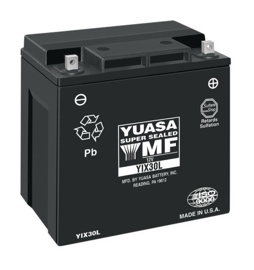 Yuasa YIX30L Factory Activated AGM Battery | JPCycles.com