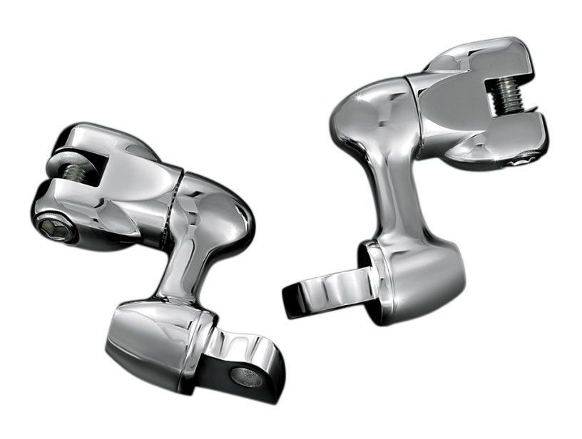 Kuryakyn Adjustable Foot Peg Offset Mount For Harley | JPCycles.com