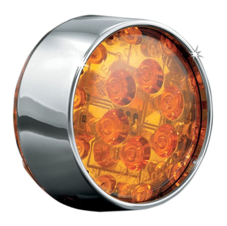 Kuryakyn LED Front Turn Signal Conversion Kit For Harley | JPCycles.com