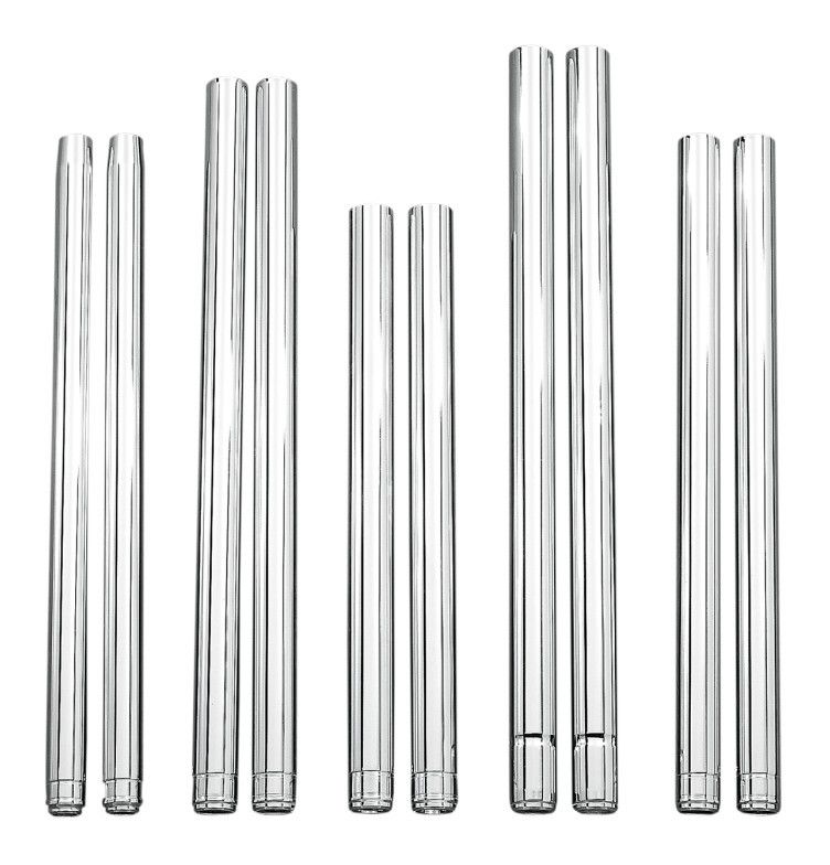 Custom Cycle Engineering Ultra Chrome 35mm Fork Tubes For Harley 1984 ...