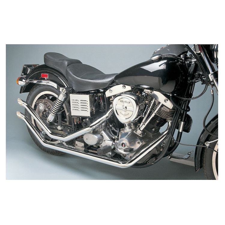 Santee Drag Pipes For Harley Shovel FX 1971-1984 | JPCycles.com