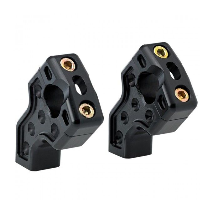 Joker Machine Dual Pullback Handlebar Risers For Harley | JPCycles.com