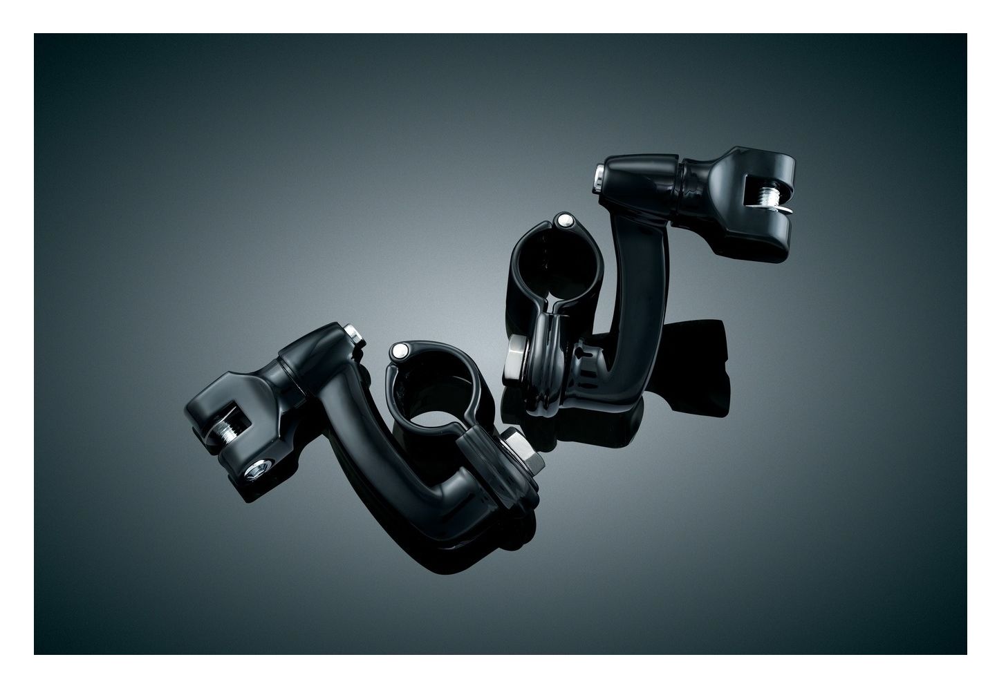 Kuryakyn Longhorn Offset Footpeg Mounts For Harley | JPCycles.com