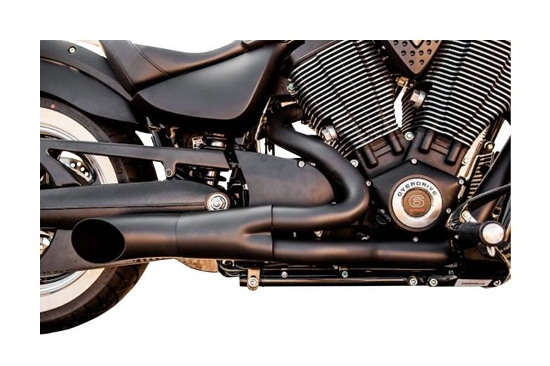 Trask 2-Into-1 Hot Rod Exhaust For Victory Touring Bagger 2010-2017 ...