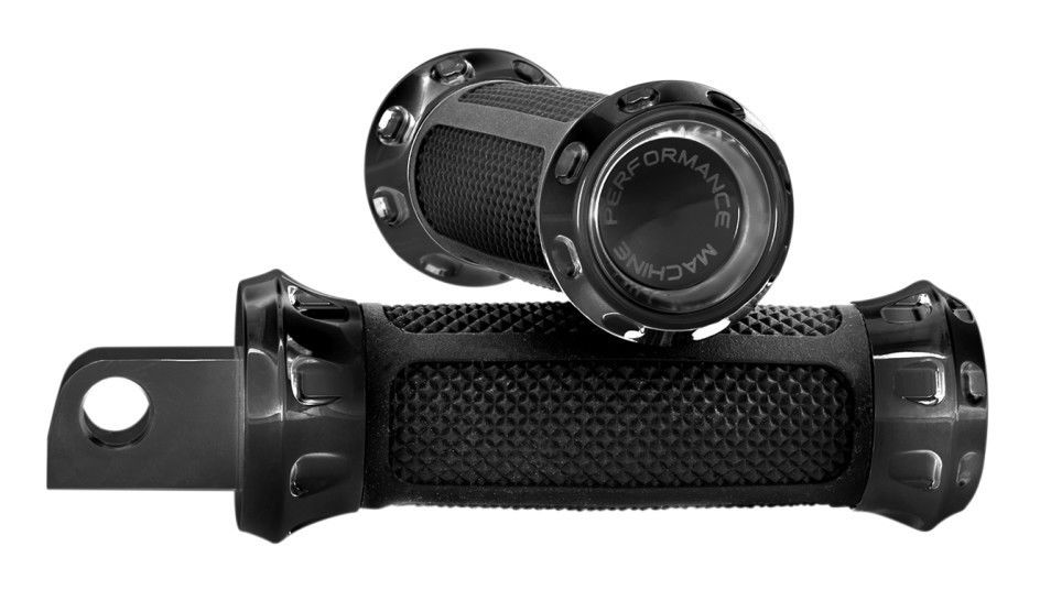 Performance Machine Overdrive Footpegs For Harley | JPCycles.com