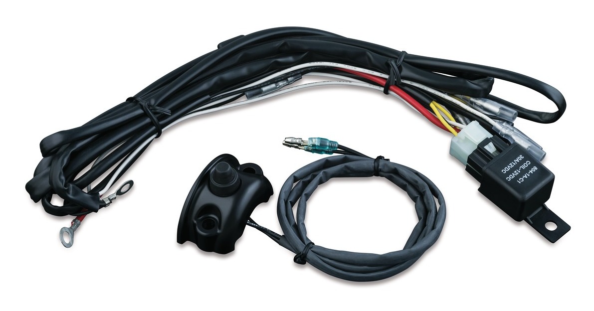 Kuryakyn Light Wiring Relay Kit With Switch For Harley 1996-2022 ...