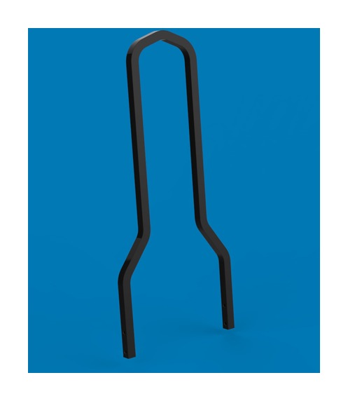 Khrome Werks Lowboy Sissy Bar For Harley 1958-2017 | JPCycles.com