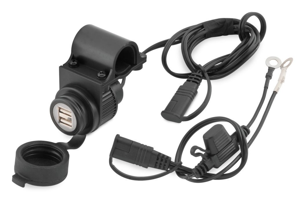 BikeMaster Dual USB Charger with Handlebar Mount | JPCycles.com