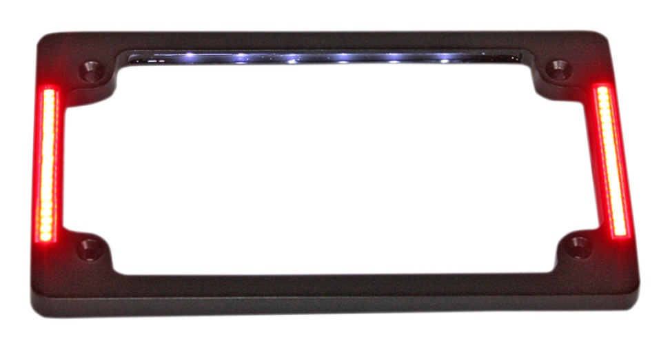 Custom Dynamics LED All-In-One Tri-Horizontal License Plate Frame ...