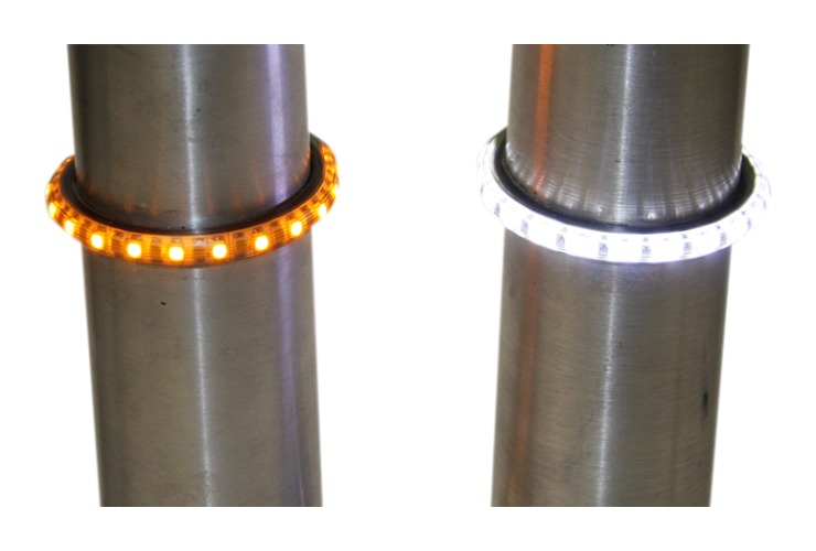 Custom Dynamics TruWrapz 360-Degree LED Fork Lights For Harley ...