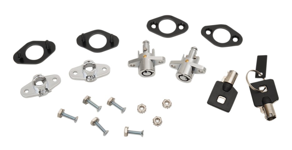 Drag Specialties Soft-Sided Saddlebag Lock Kit For Harley | JPCycles.com