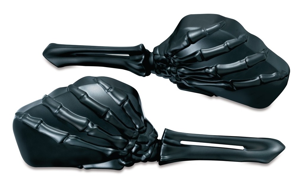 Kuryakyn Zombie Skeleton Hand Mirrors | JPCycles.com