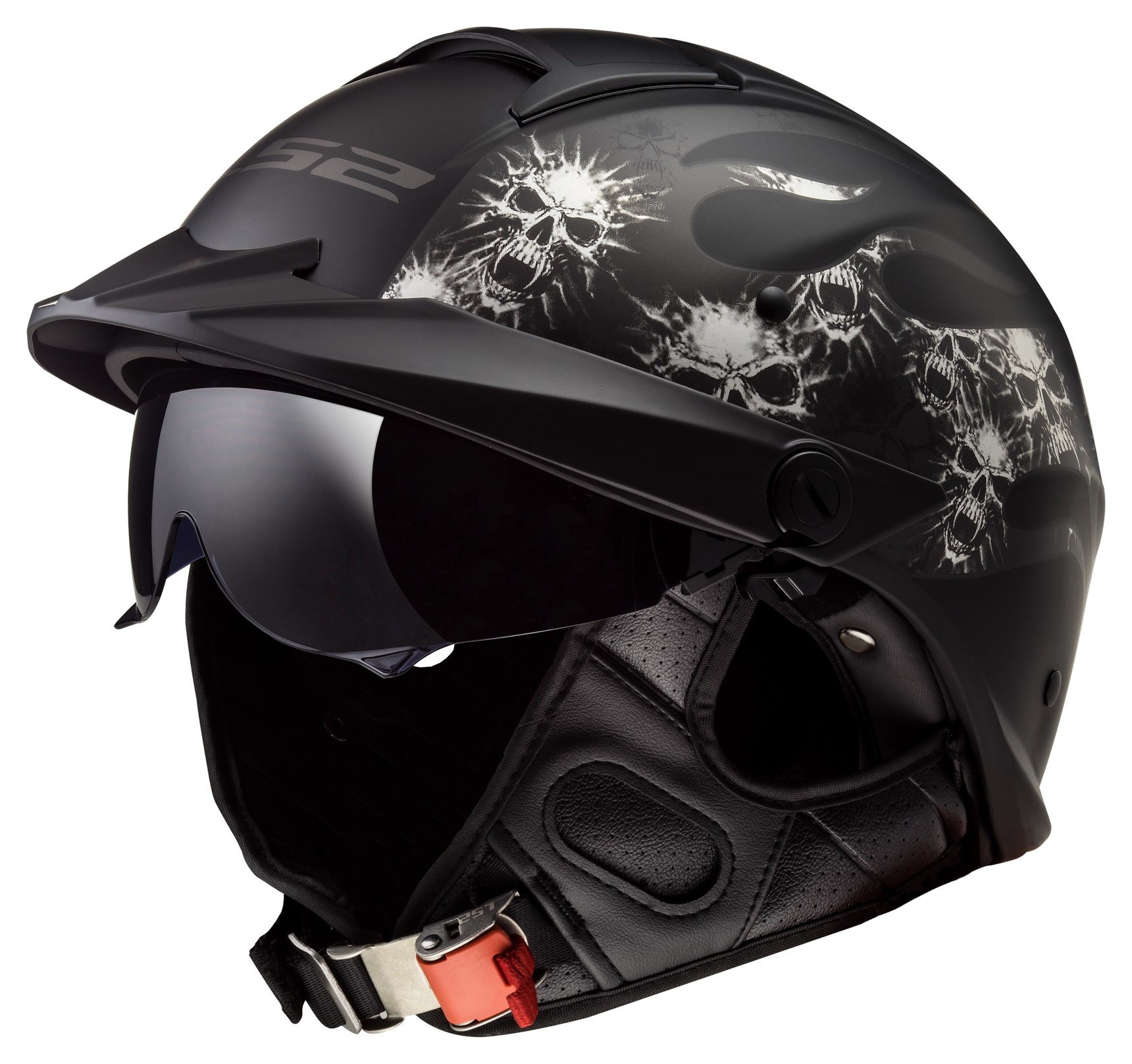 LS2 Rebellion Bones Helmet | JPCycles.com