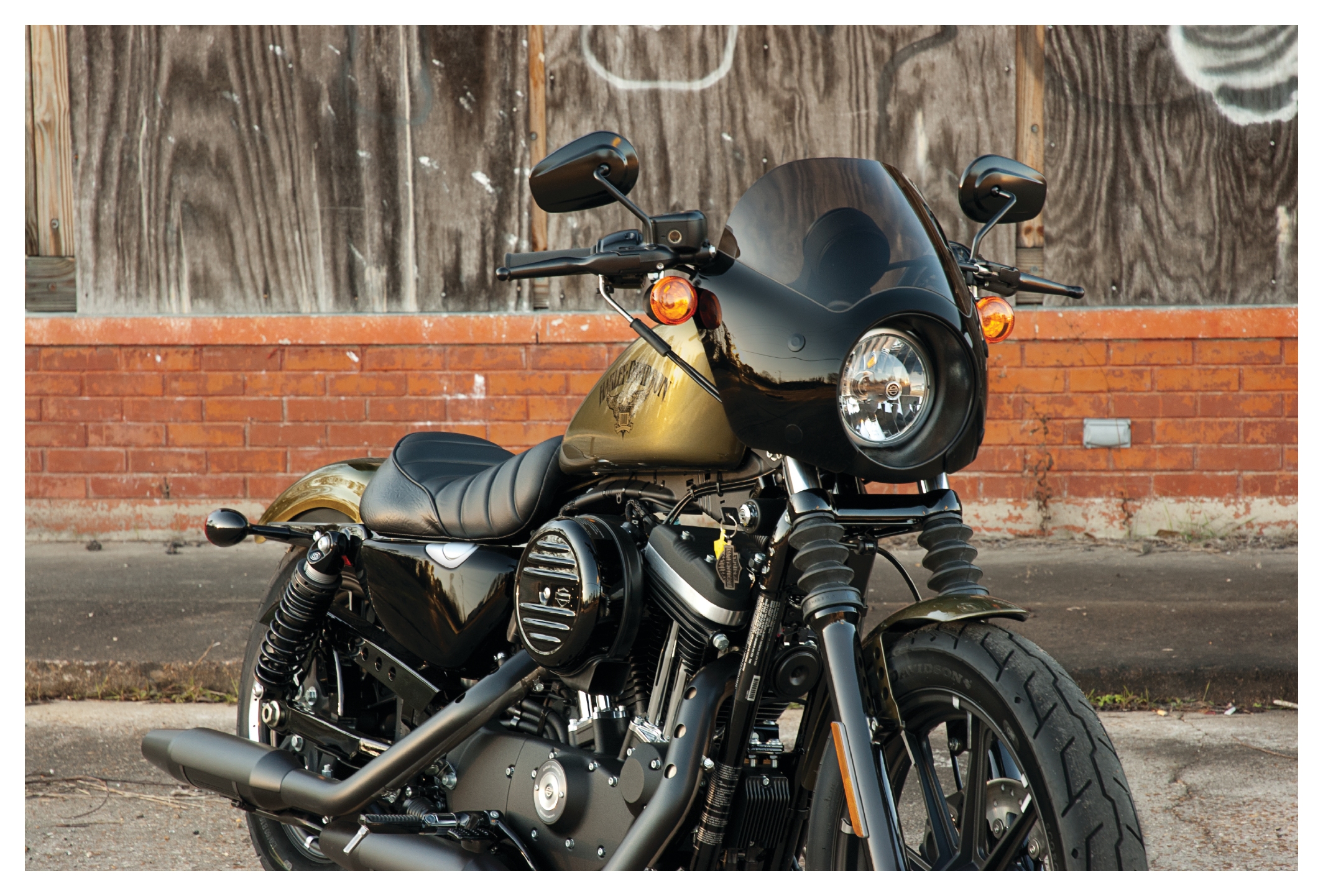 Sportster Memphis Fairing Memphis Shades Cafe Fairing For Harley Dyna