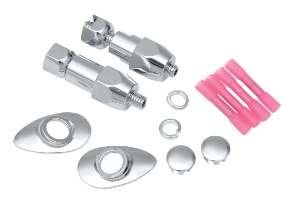 Drag Specialties Rear Turn Signal Relocation Kit For Harley Softail ...