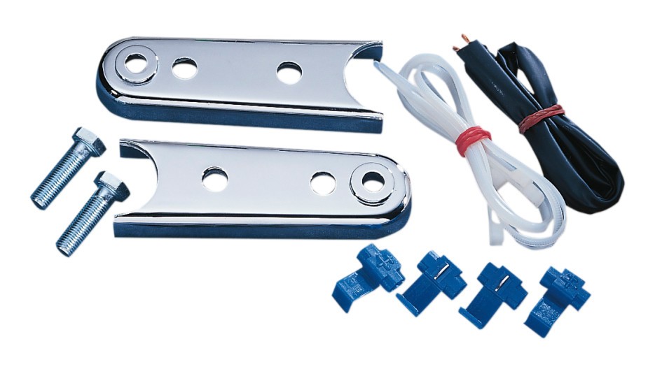 Drag Specialties Rear Turn Signal Relocation Kit For Harley Softail ...