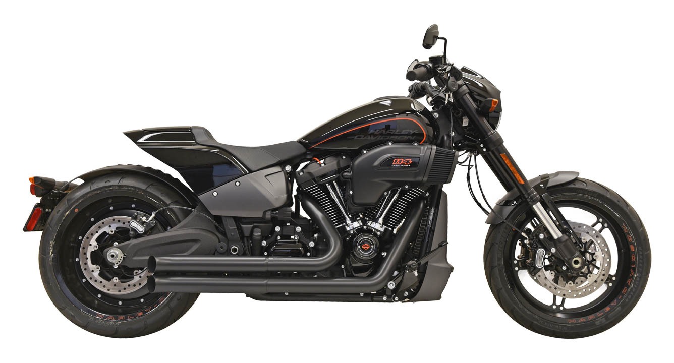 Bassani Pro-Street Exhaust For Harley Softail Fat Boy / Breakout 2018 ...