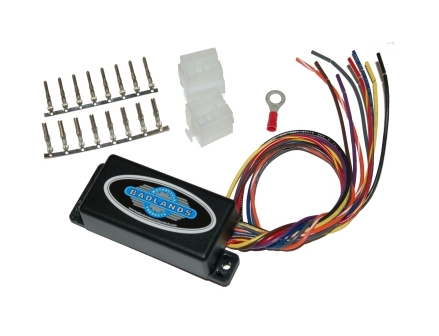 Badlands Hardwired Illuminator Run / Brake / Turn Signal Module For Harley Touring 1991-1993 ...