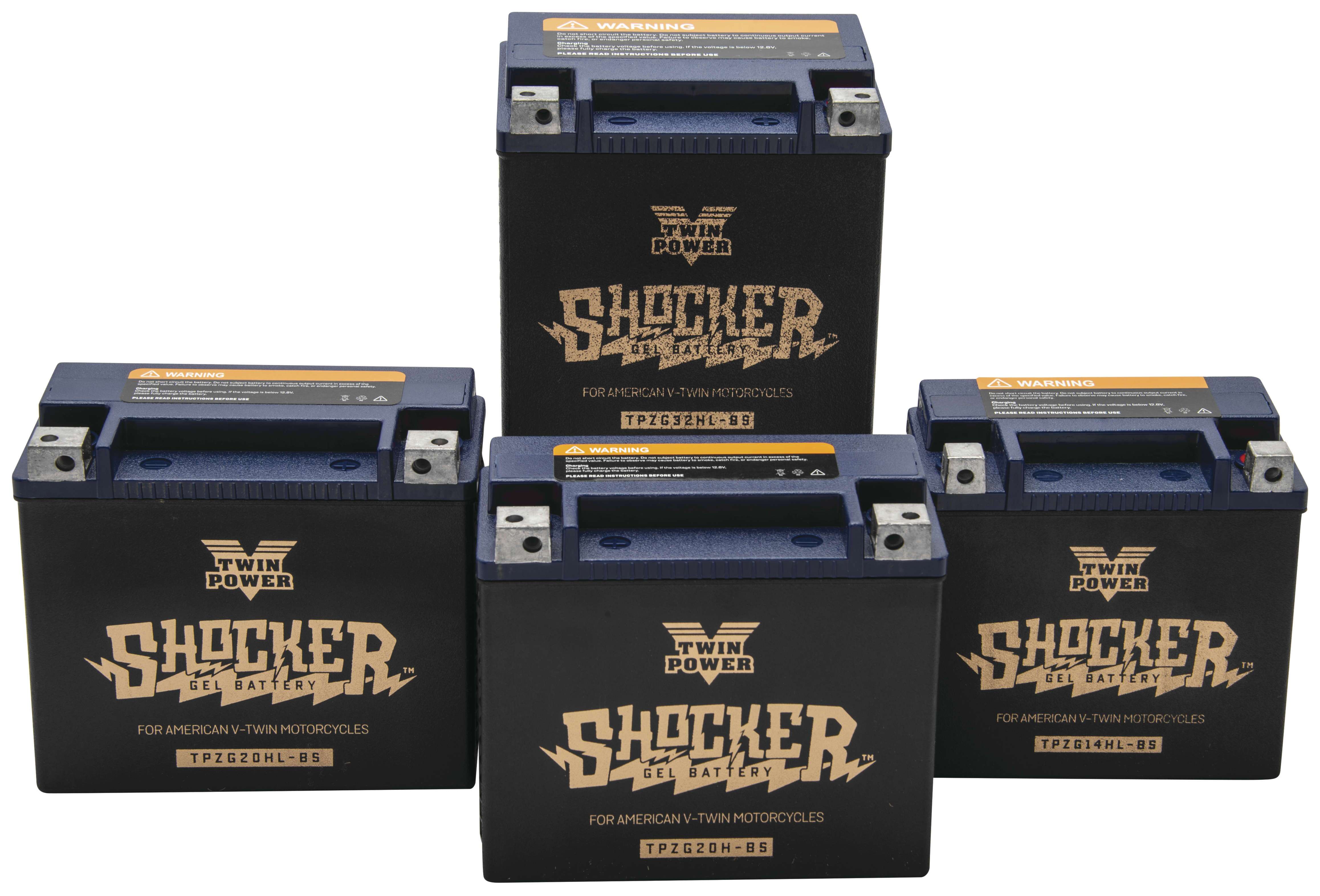 Twin Power Shocker Gel Battery | JPCycles.com