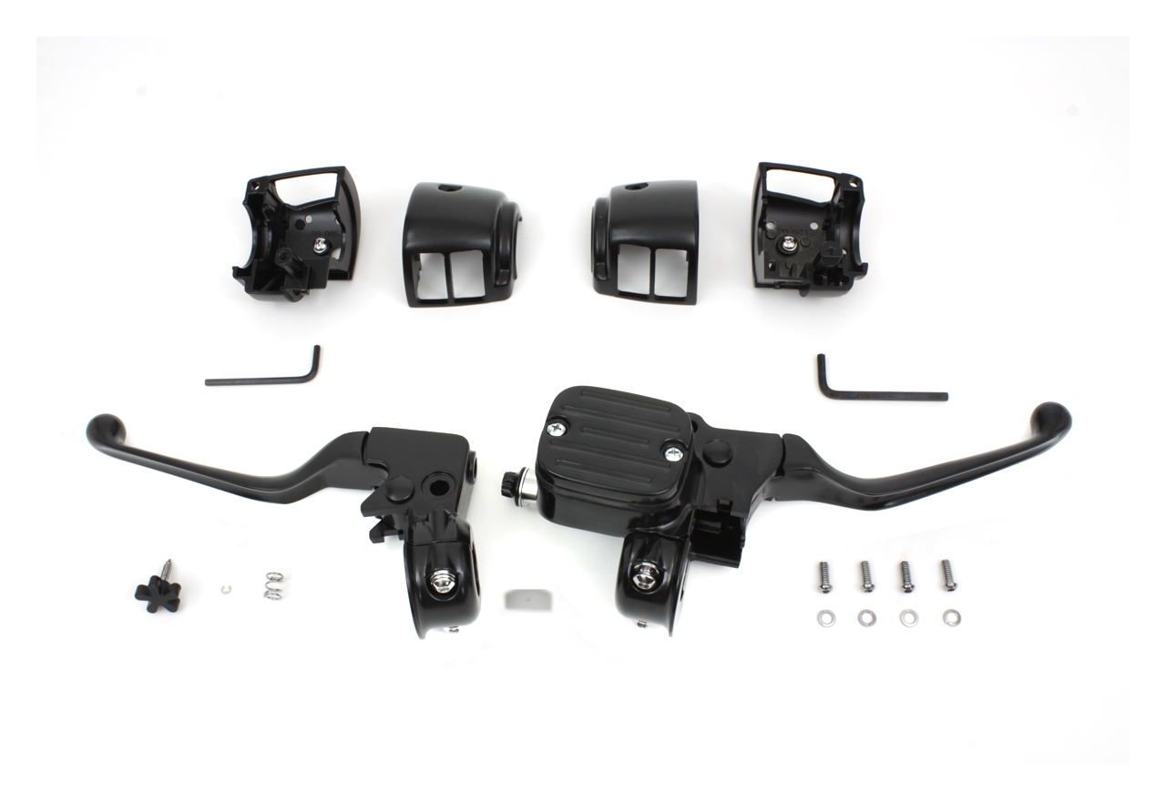 V-Twin Mfg. Handlebar Control Kit For Harley Softail / Dyna 2007-2011 ...