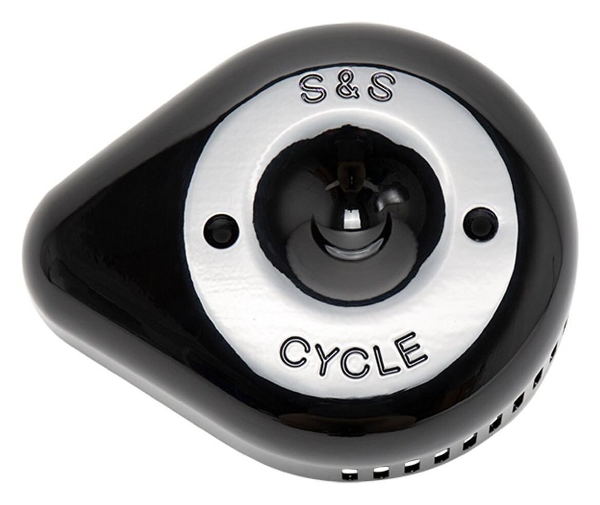 S&S Cycle Stealth Slasher Teardrop Air Cleaner Cover | JPCycles.com