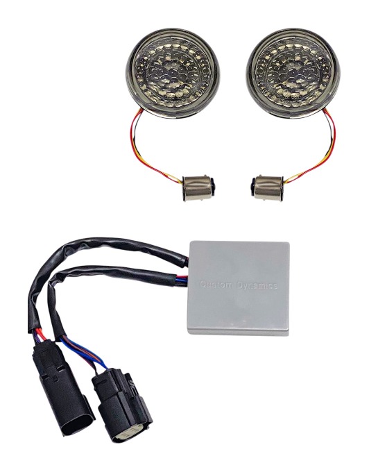 Custom Dynamics SMART Rear Turn Signal Kit For Harley Touring 2014-2025 ...