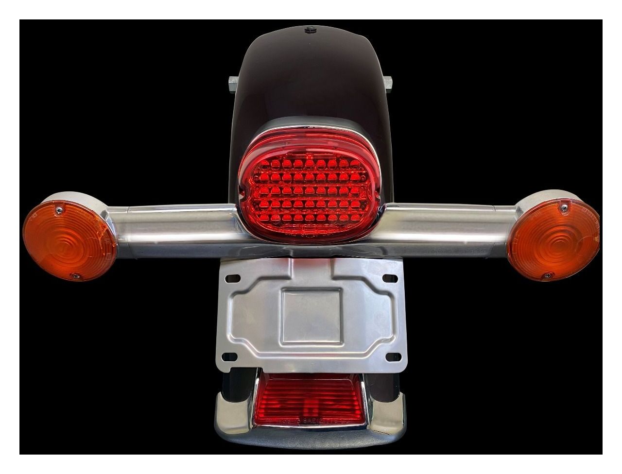 Custom Dynamics License Plate Relocation Kit For Harley Softail ...