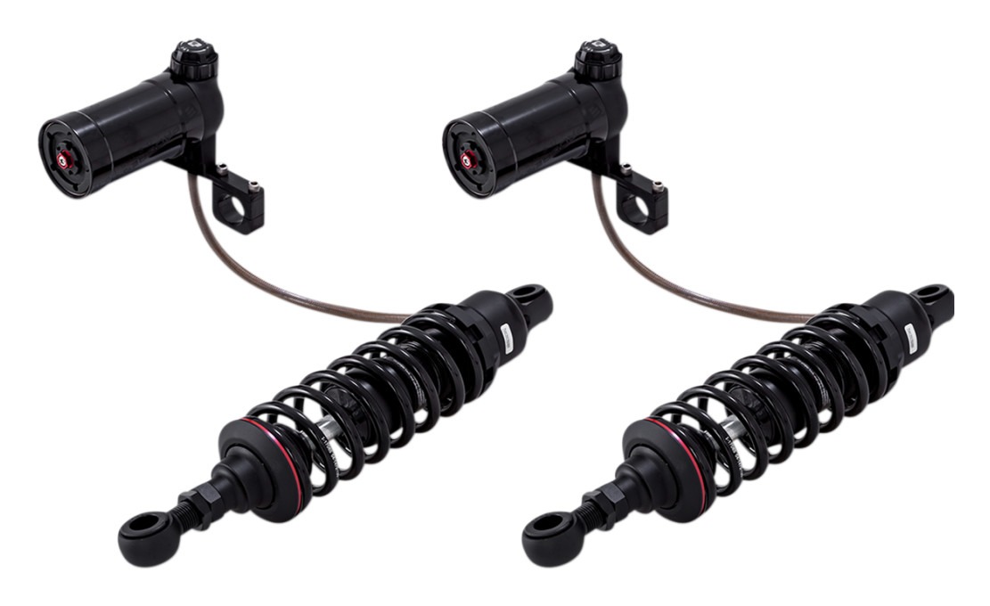 Progressive 990 Sport Shocks With Remote Reservoir For Harley Touring ...