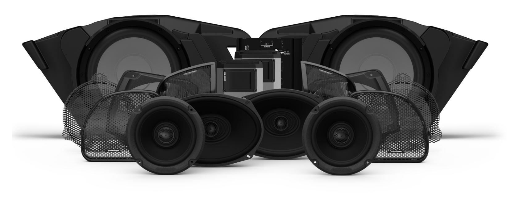 Rockford Fosgate Gen-3 Stage 5 Audio Kit For Harley Road Glide / Street ...