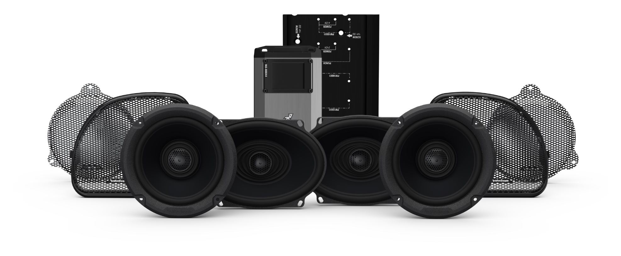 Rockford Fosgate Gen-3 Stage 2 Audio Kit For Harley Road Glide CVO ...