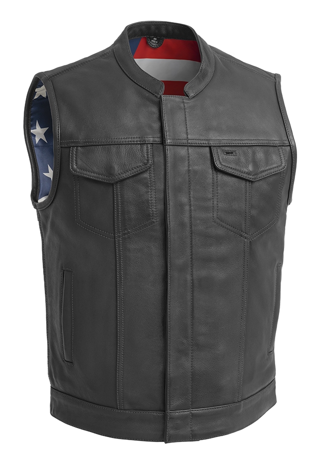 First Manufacturing Born Free USA Vest | JPCycles.com