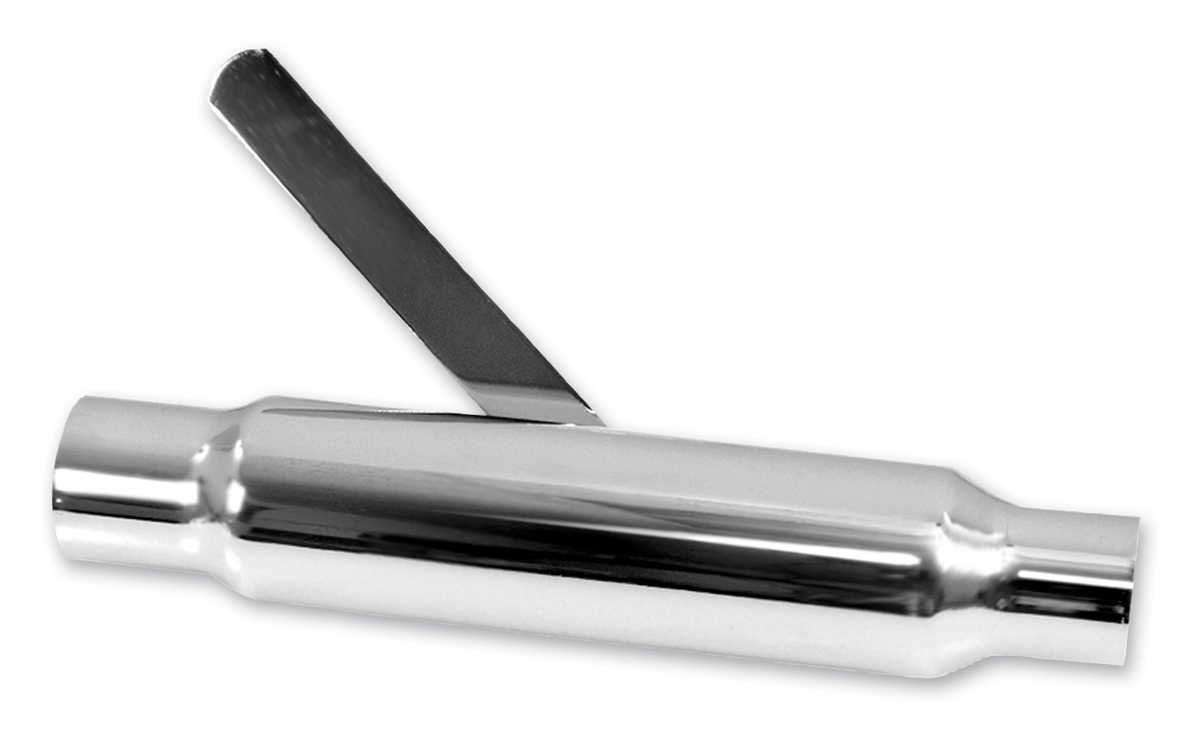 Emgo Chrome Shorty Muffler 12″ Long | JPCycles.com