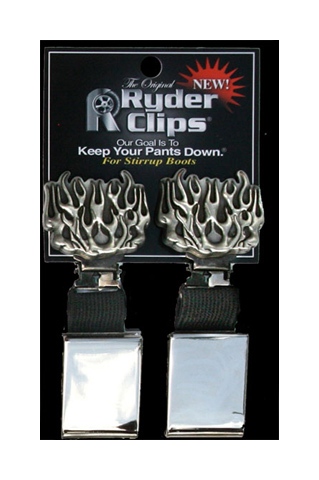 Ryder Clips Flames Strap Front Clips | JPCycles.com