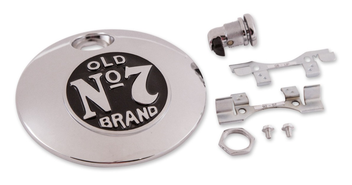 Jack Daniel’s Push Button Fuel Door | JPCycles.com