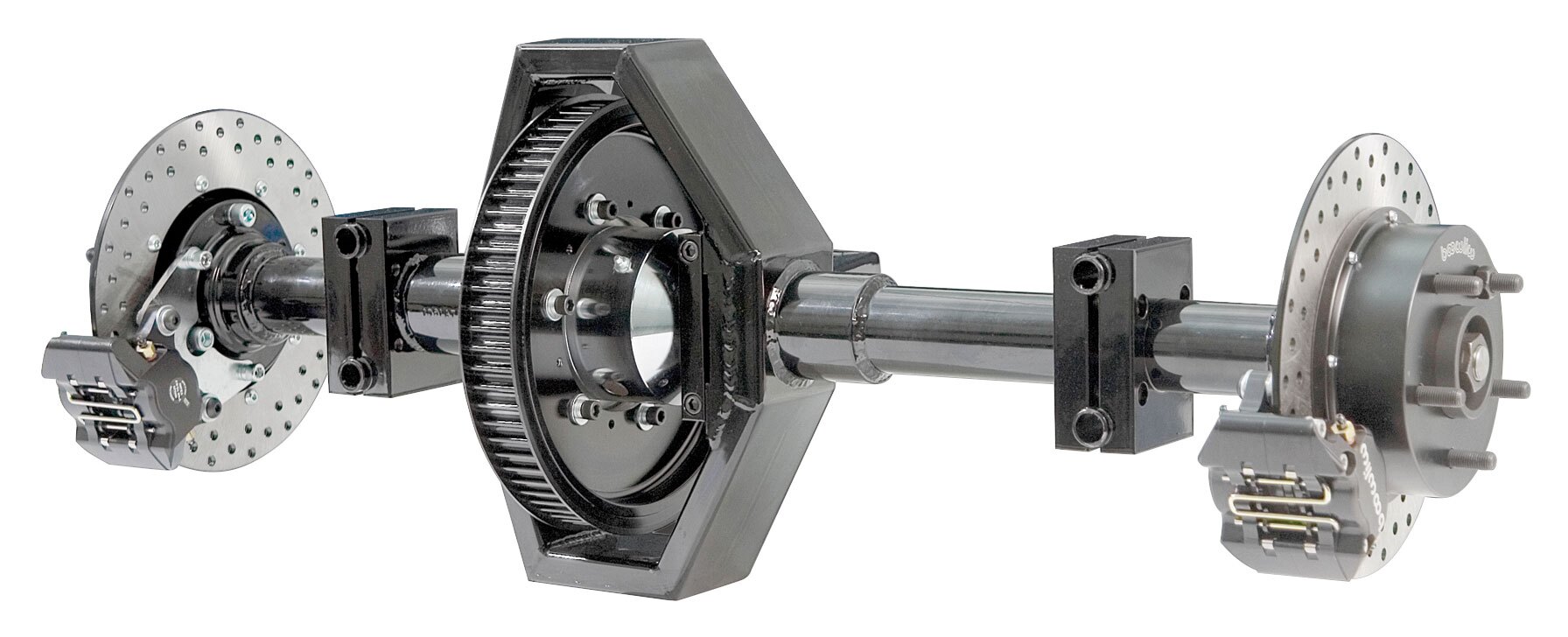 Paughco Conversion Axle Assembly With 70-Tooth Belt Pulley | JPCycles.com