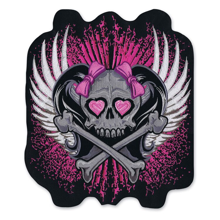Lethal Threat Girl Skull Center Patch | JPCycles.com