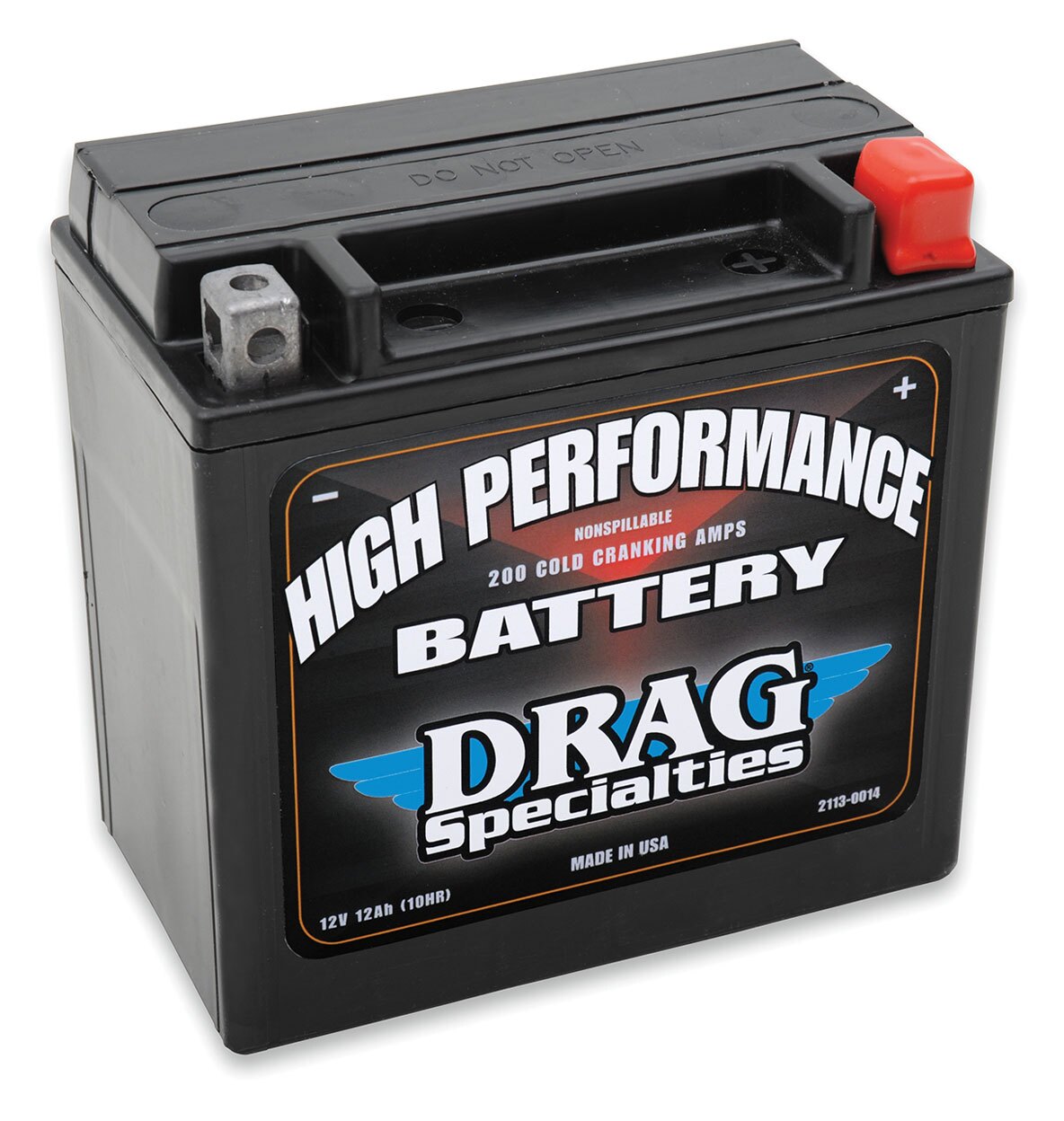 Drag Specialties YTX14L High Performance AGM Battery For Harley 2004 ...