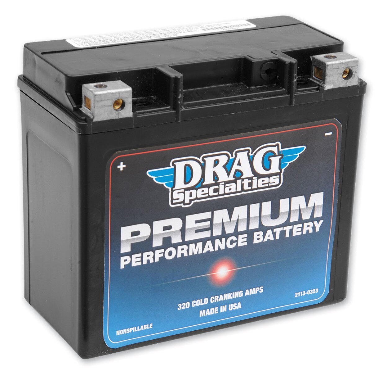 Drag Specialties GYZ20H Premium Performance AGM Battery For Harley 1974 ...