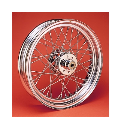 V-Twin Mfg. Spoke Chrome Rear Wheel For Harley Sportster 1954-1978 ...