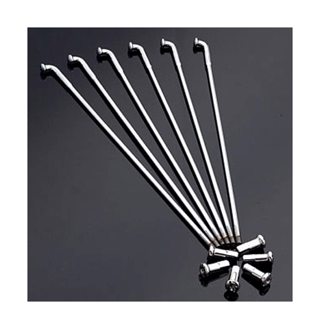 J&P Cycles Round Chrome Spokes | JPCycles.com