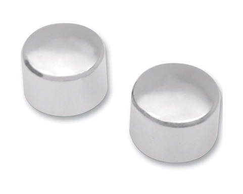 Drag Specialties Rear Axle Caps For Harley Softail 2000-2007 | JPCycles.com