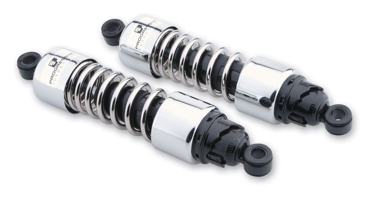 Progressive Suspension 412 Series Shocks Honda Kawasaki Suzuki Yamaha ...