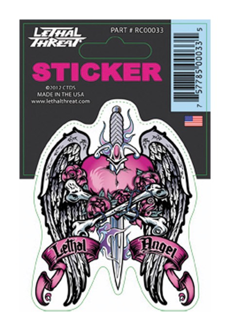 Lethal Threat Lethal Angel Dagger Decal | JPCycles.com