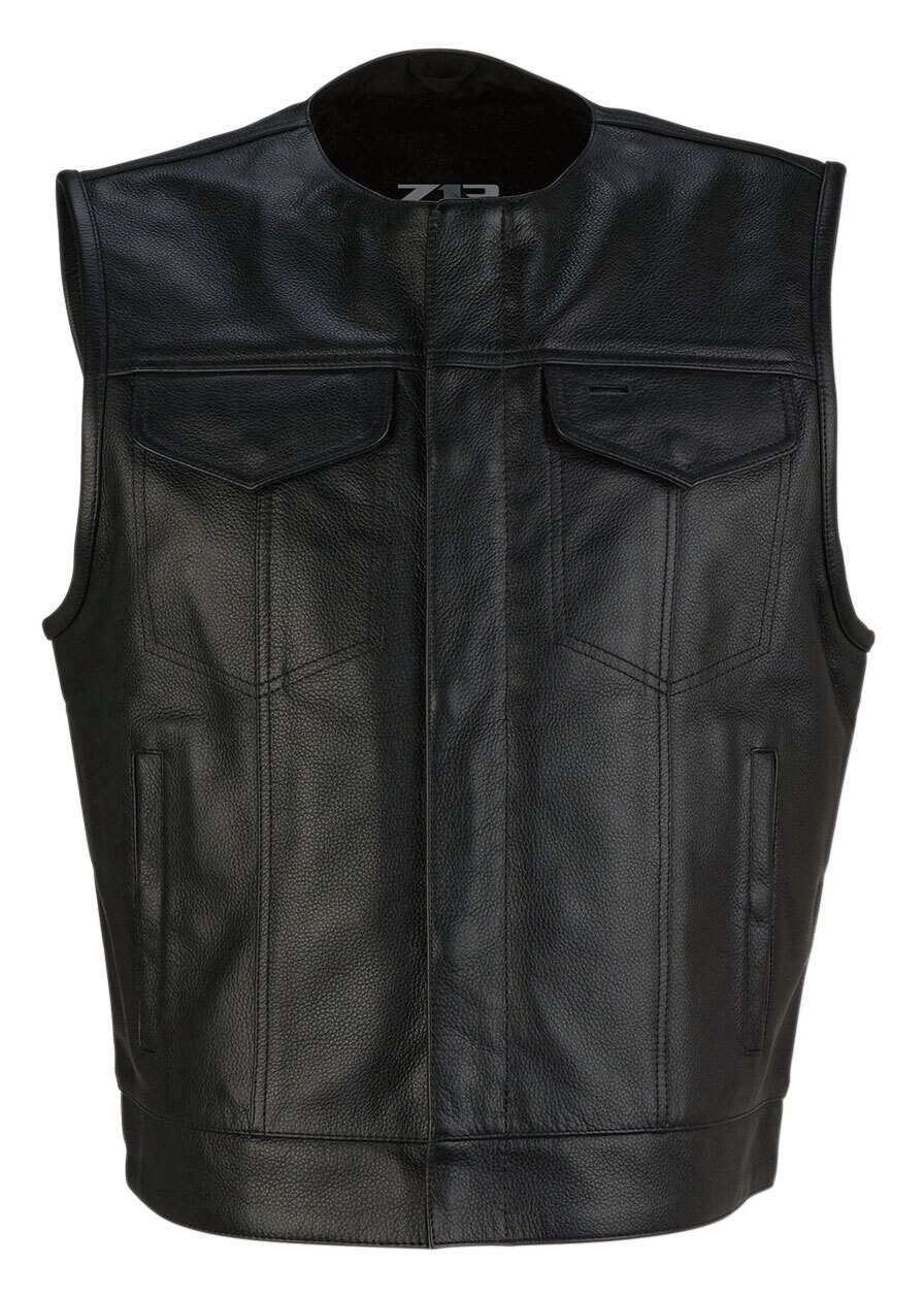 Z1R Ganja Leather Vest | JPCycles.com