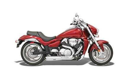 Bassani Pro Street Over and Under Turn Out Exhaust Suzuki Boulevard ...
