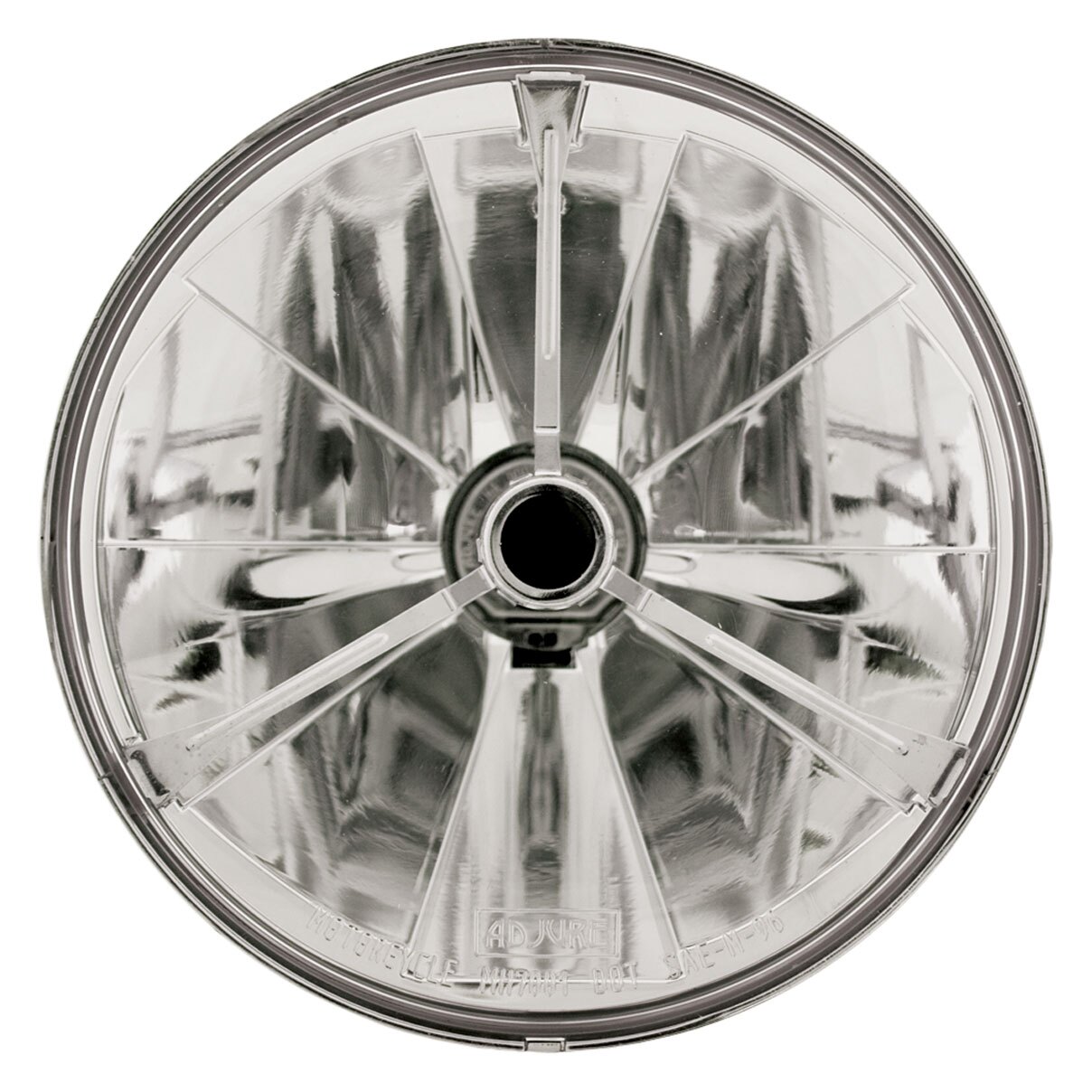 Adjure 7" Pie Cut Tri Dot Headlight | JPCycles.com