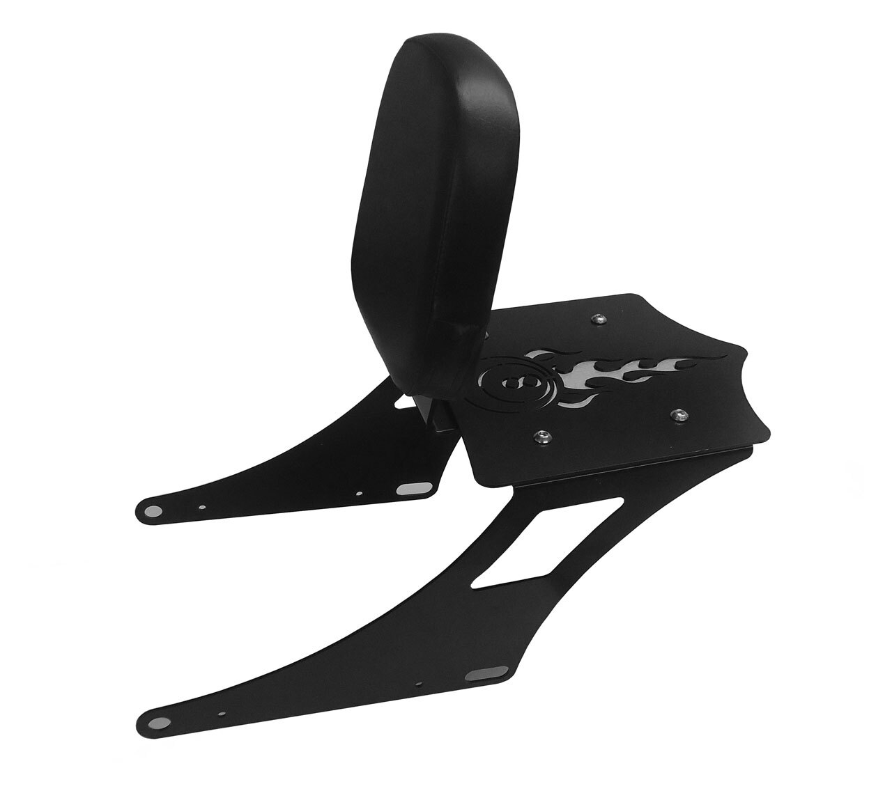 BDD Custom Sissy Bar W/ Luggage Rack & Backrest For Harley Dyna 2008 ...