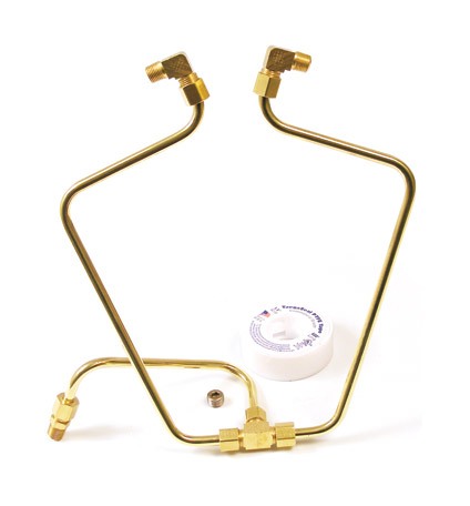 Old-Stf Brass Oil Line Kit For Harley Shovelhead 1966-1984 | JPCycles.com