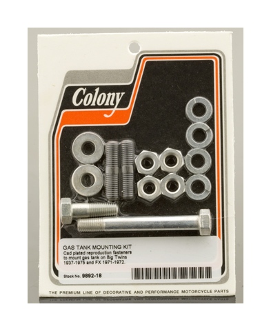 Colony Hardware Kit For Mounting Fat Bob Gas Tanks 1937-1975 | JPCycles.com
